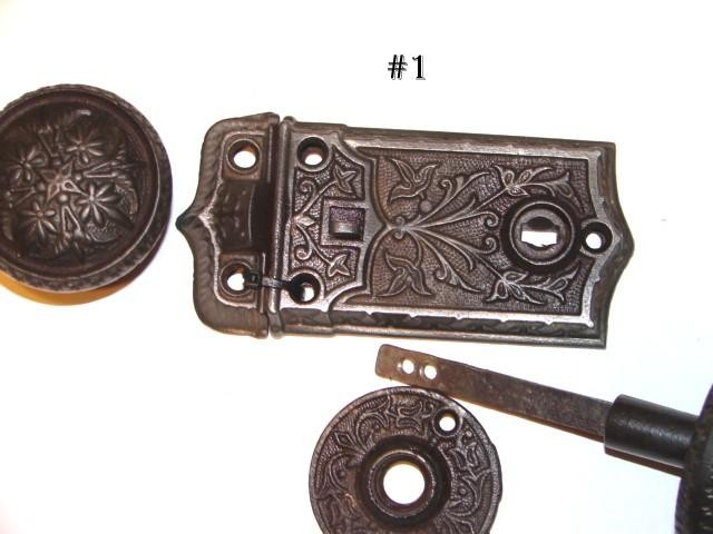 Robinson's Antiques, Antique Hardware. - Fancy Rim Locks