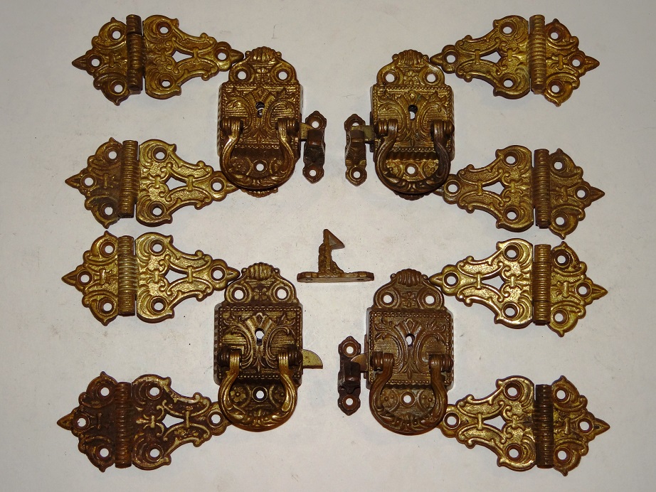 Robinson's Antiques Antique Hardware - Ice Box Hinges & Latch Sets